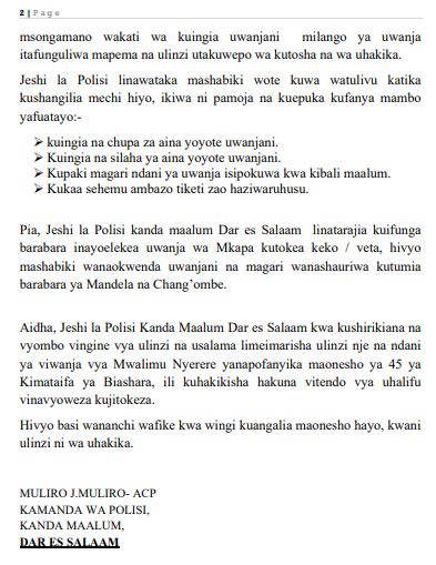 Tamko la Jeshi la polisi kuelekea mechi ya Simba na Yanga. | ITV ...